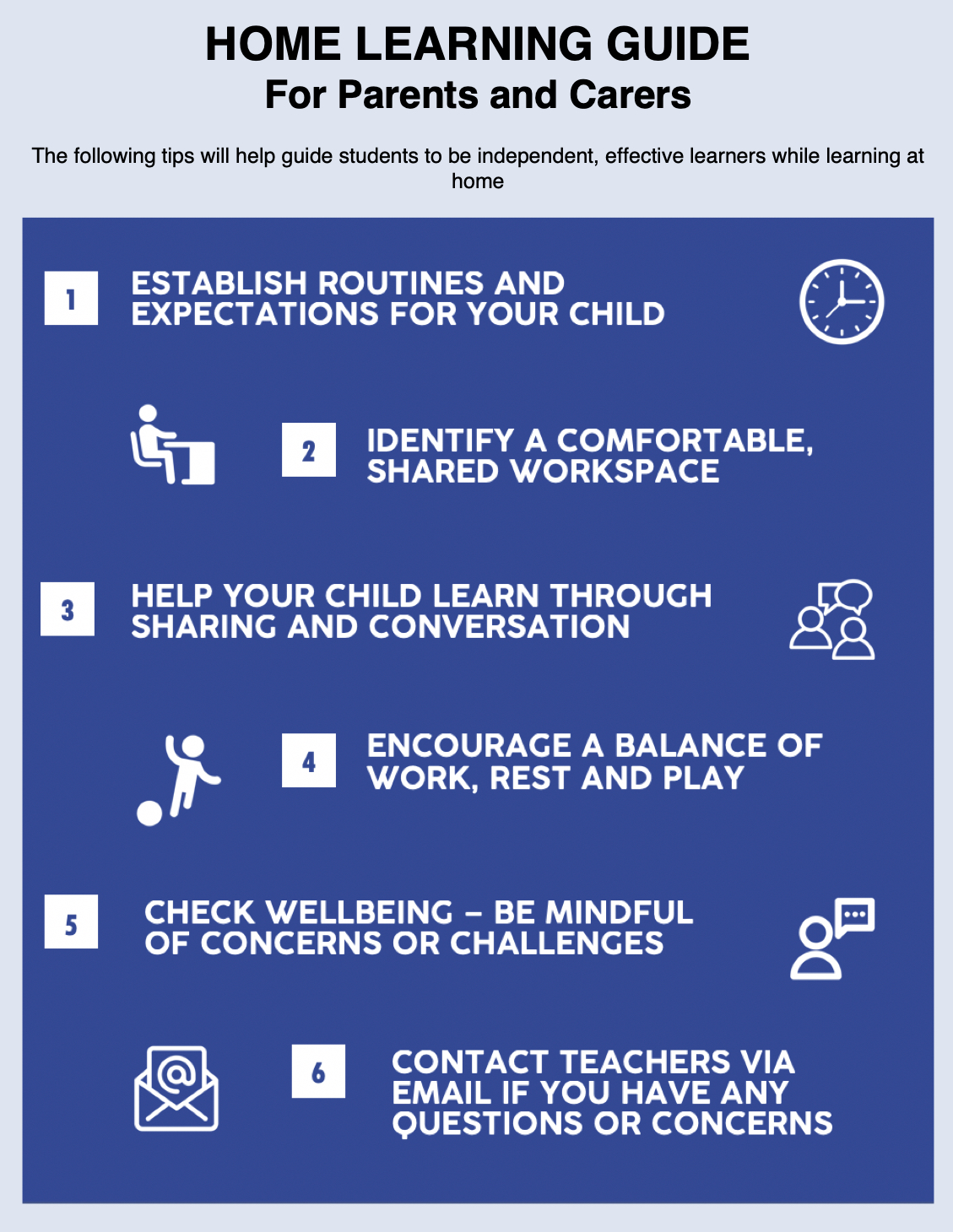 Remote Learning at Home – St Dominics