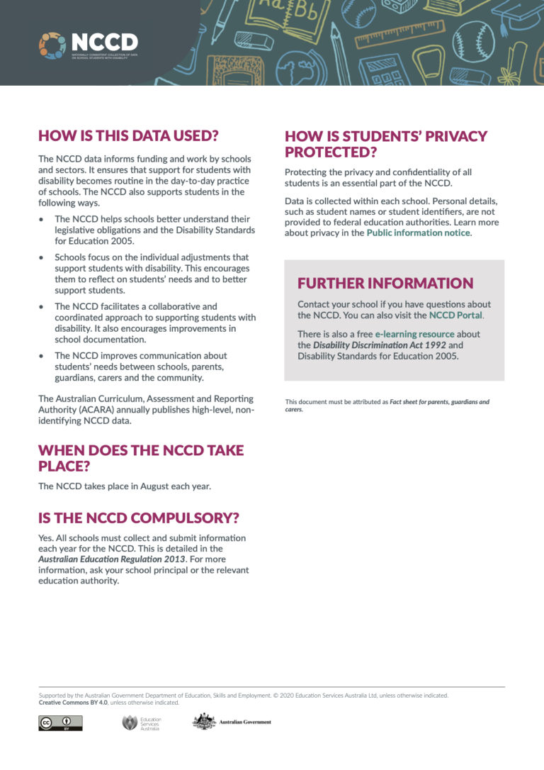 National Consistent Collection of Data on School Students with ...