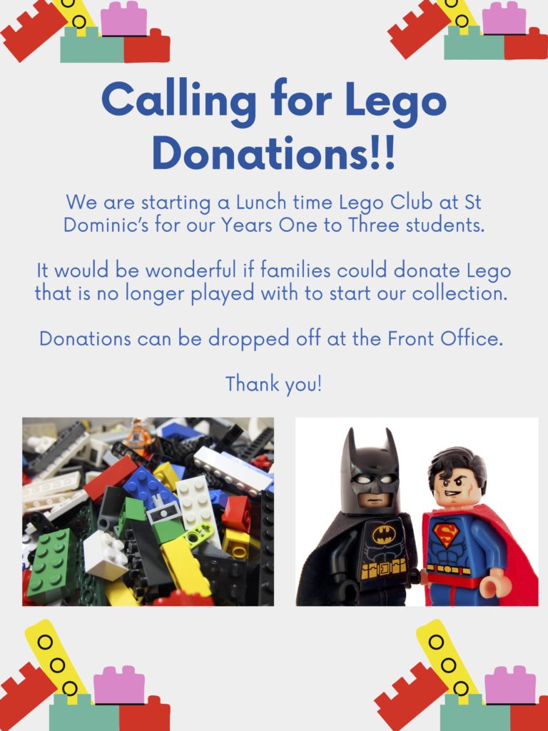 Calling for Lego Donations to Support our New Year 1 to 3 Lunch Time ...