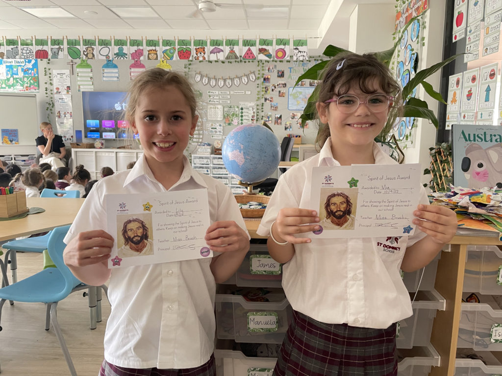 Making Jesus Real (MJR) at St Dominic’s – Spirit of Jesus Award Winners ...