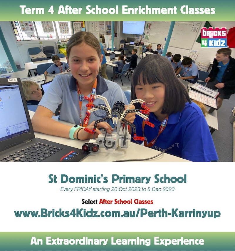 Extracurricular Bricks4Kidz Term 4 Classes at St Dominic’s – St Dominics