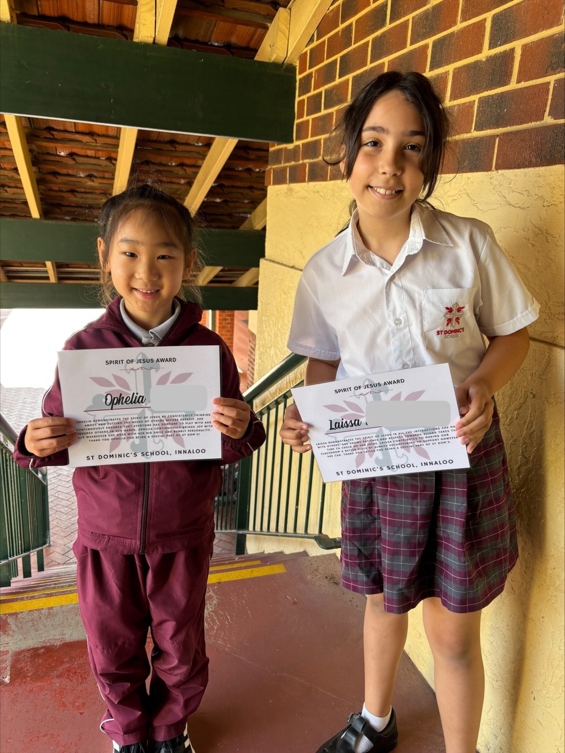 Making Jesus Real (MJR) at St Dominic’s – Spirit of Jesus Award Winners ...