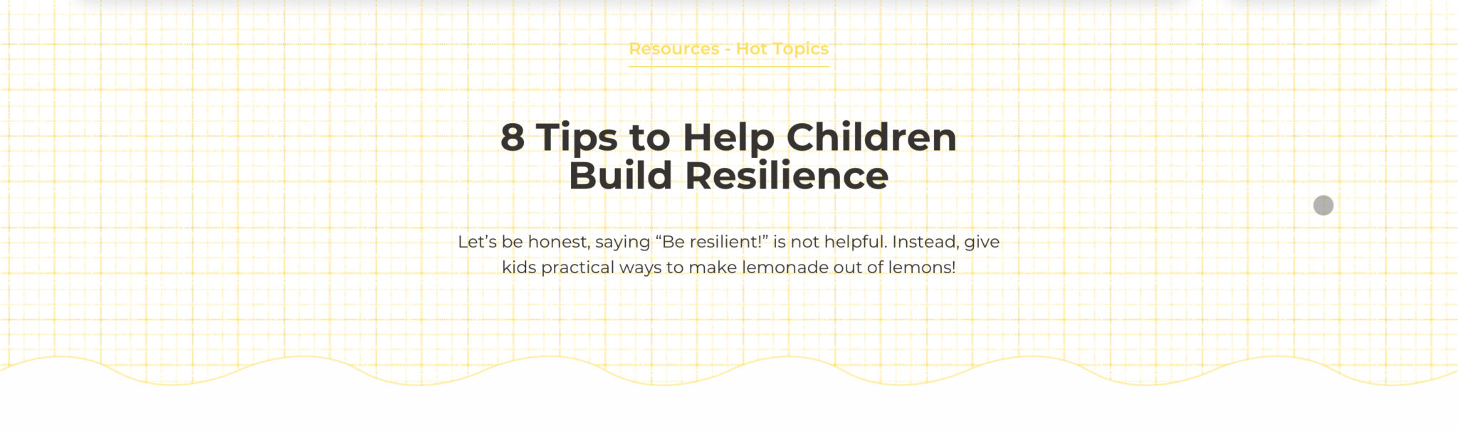 8 Tips to Help Children Build Resilience – St Dominics